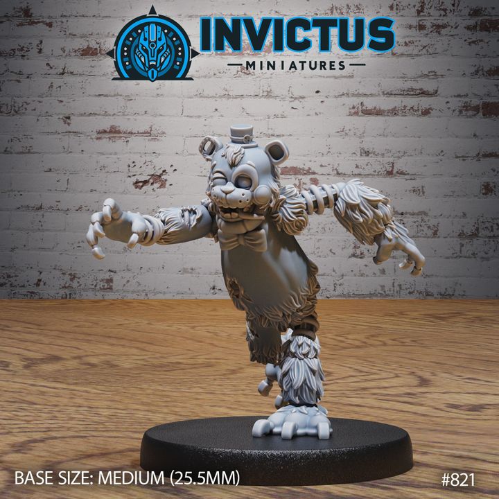 3D Printable Scary Bear Chase / Horror Night Encounter / Crazy Killer ...