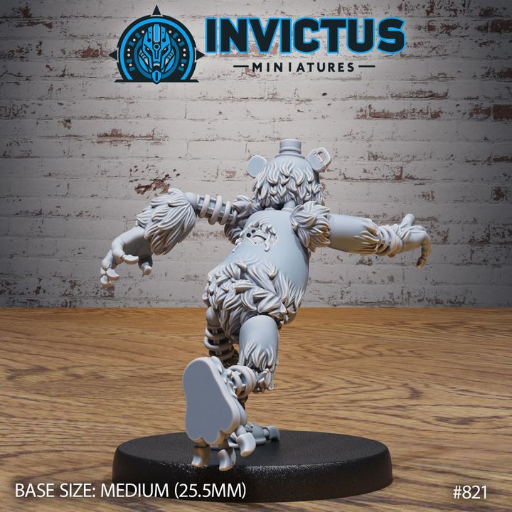 3D Printable Scary Bear Chase / Horror Night Encounter / Crazy Killer ...