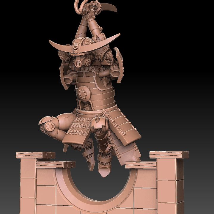 3D Printable Robo Samurai Mk9 by Sharedog Miniatures
