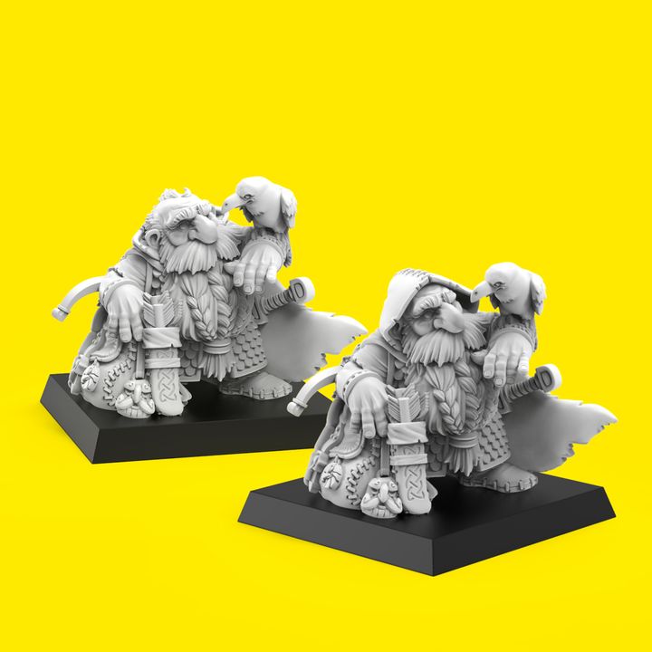3D Printable Bardin, Iron Crow Sentinel by Matteo Donzelli