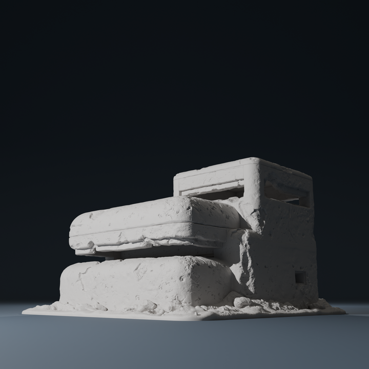 3D Printable Bunker by HexBrick