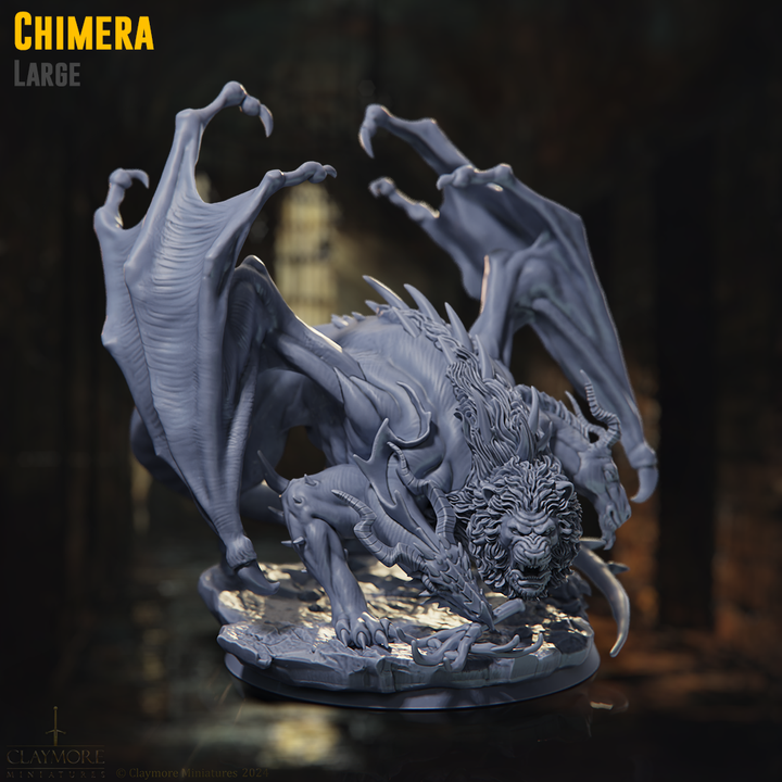 3D Printable Chimera by Claymore Miniatures