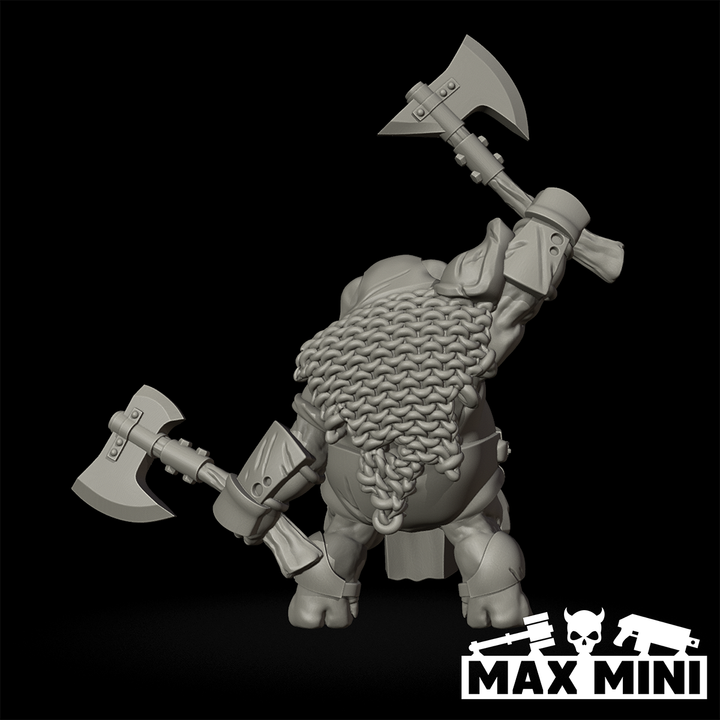 3D Printable Bor Warchief by Max Mini
