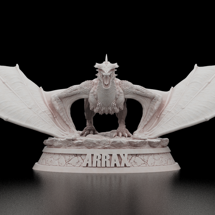 3D Printable ARRAX - HOUSE OF THE DRAGONS by Hernan Godoy