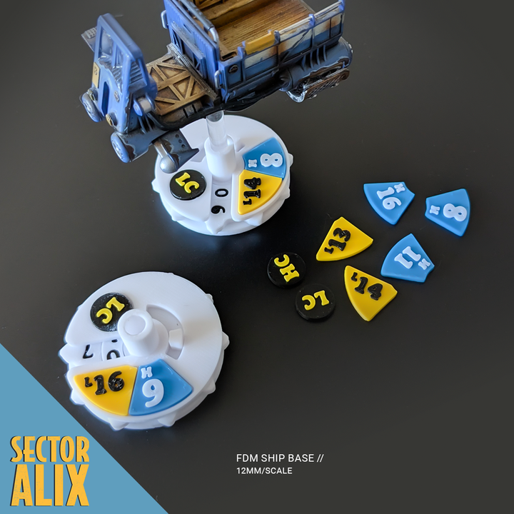 3D Printable SECTOR ALIX - FDM Base (optional) by Bishok