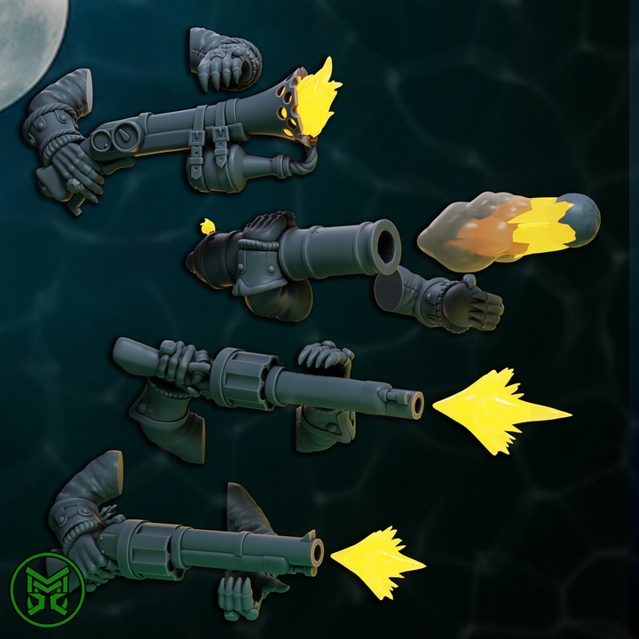 3D Printable Pirate Commandos - Full Set by Mekka Miniatures