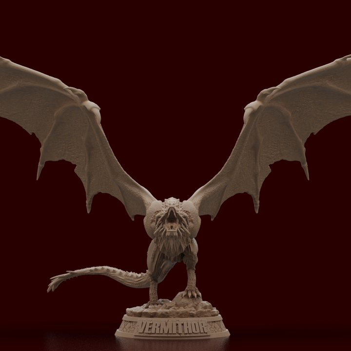 3D Printable Vermithor the bronze fury (open wings) - House of the ...