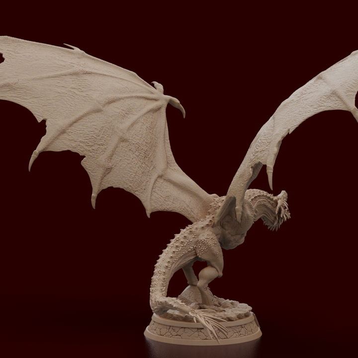 3D Printable Vermithor the bronze fury (open wings) - House of the ...