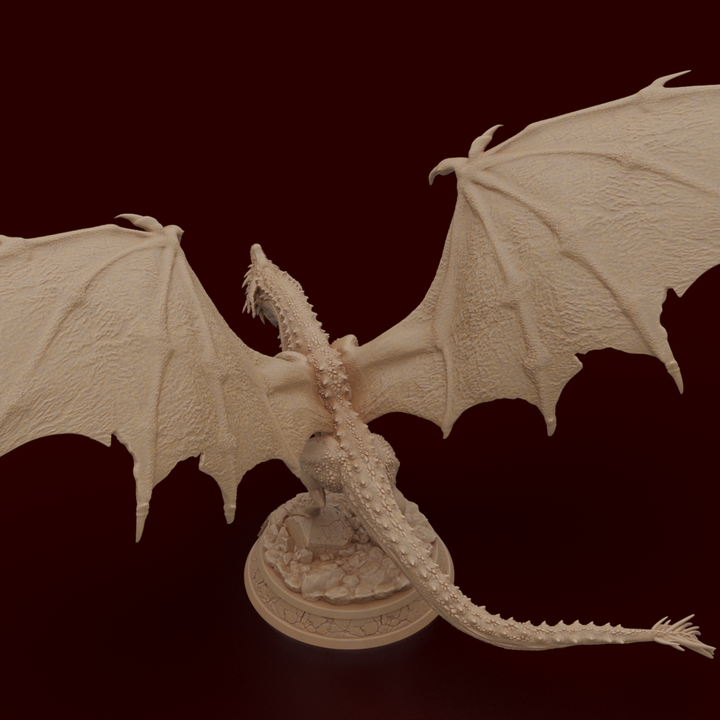 3D Printable Vermithor the bronze fury (open wings) - House of the ...