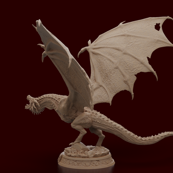 3D Printable Vermithor the bronze fury (open wings) - House of the ...