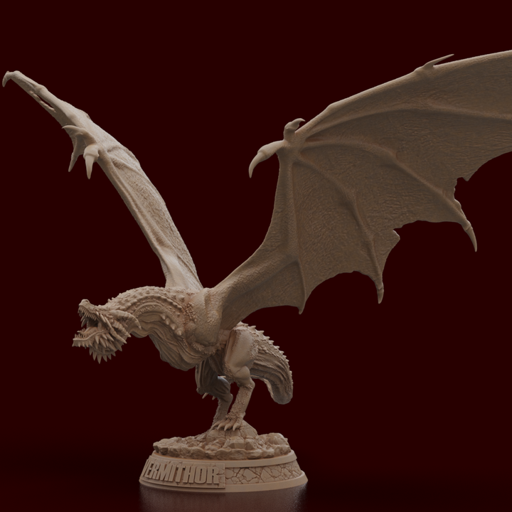 3D Printable Vermithor the bronze fury (open wings) - House of the ...