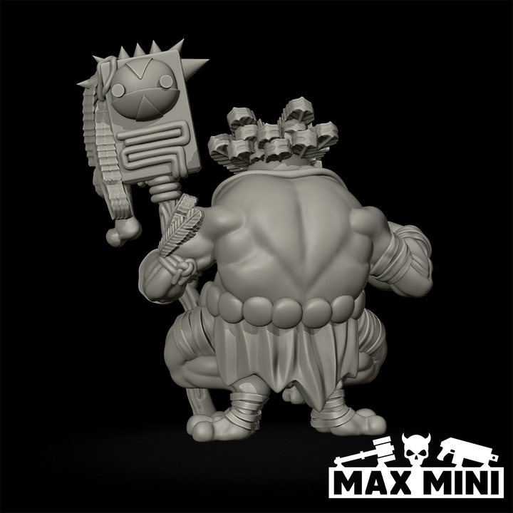 3D Printable Frog Shaman by Max Mini
