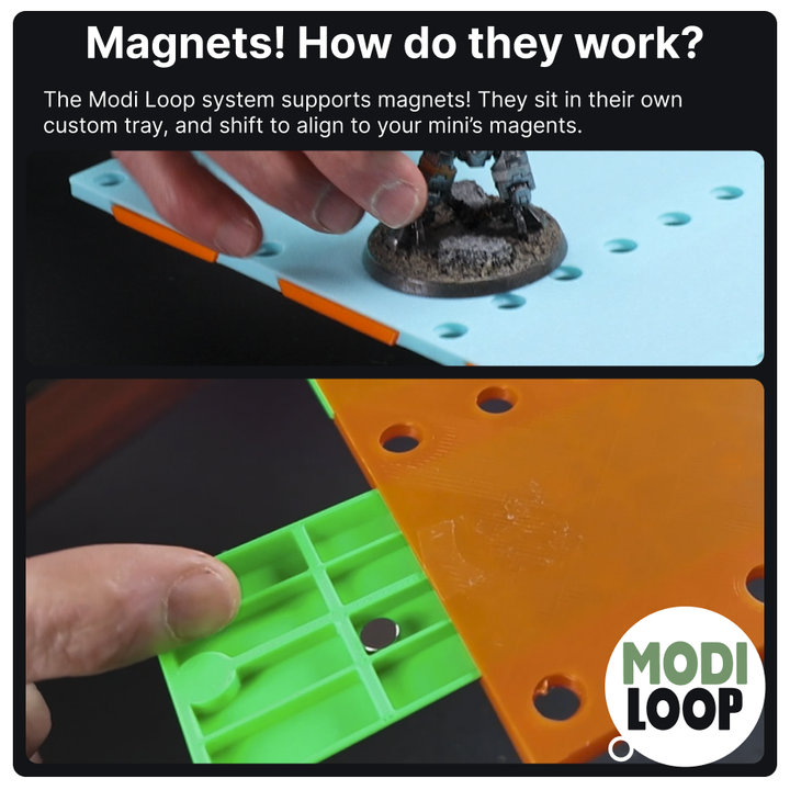 3D Printable Modi Loop Open Source Mini Holder System by Mod Innovations