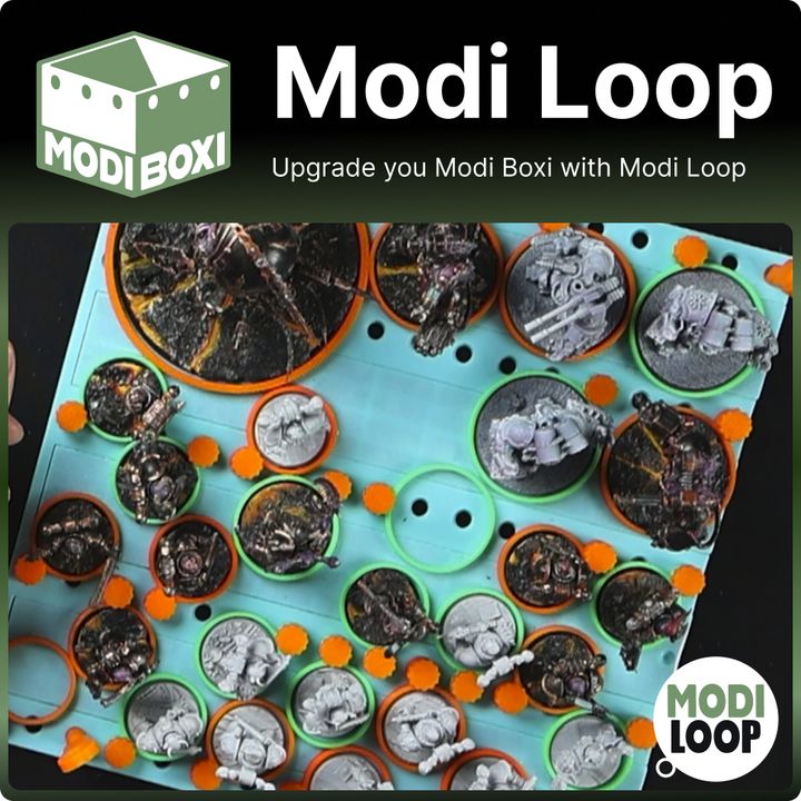 3D Printable Modi Loop Base Plates and ARS Shelves for Modi Boxi Beta ...