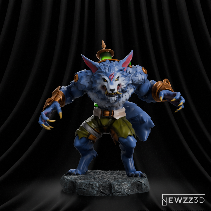 3D Printable Warwick - League of Legends by Newzz3D