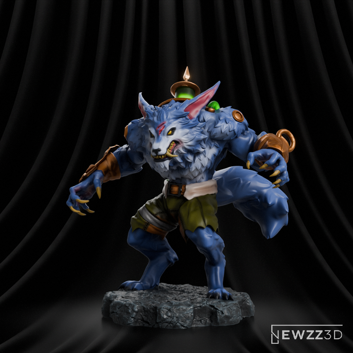 3D Printable Warwick - League of Legends by Newzz3D