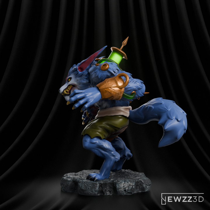 3D Printable Warwick - League of Legends by Newzz3D