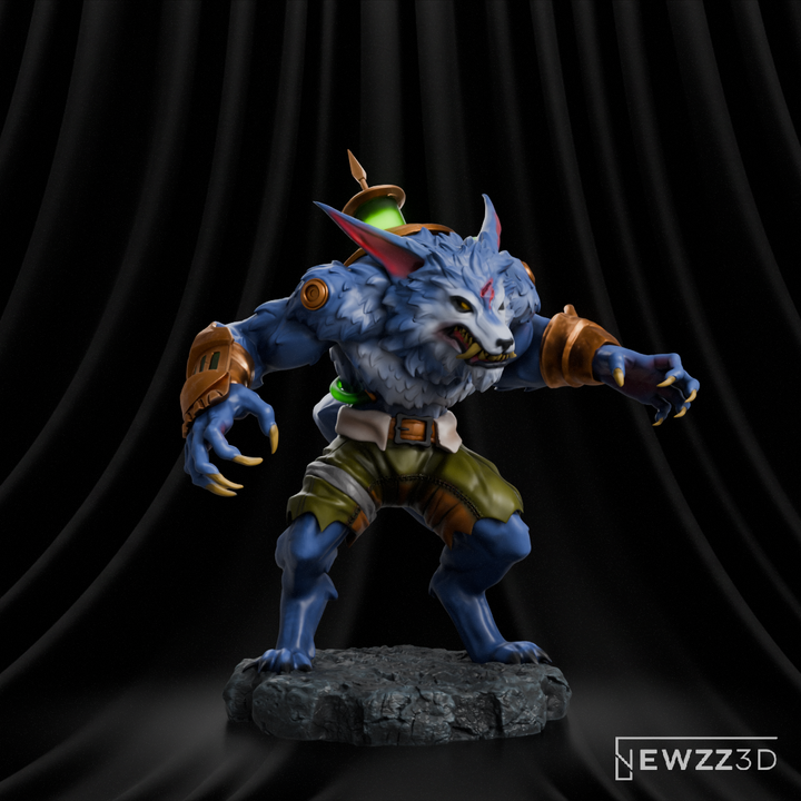 3D Printable Warwick - League of Legends by Newzz3D