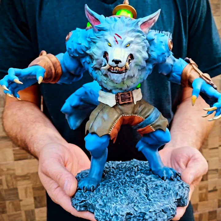 3D Printable Warwick - League of Legends by Newzz3D