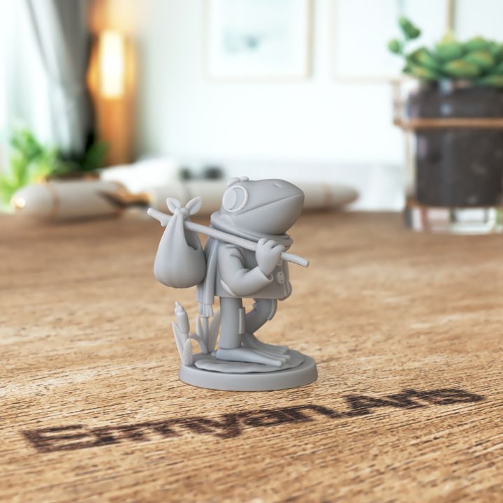 3D Printable Root Lilypad Diaspora Boardgame Figure by ErmyanArts