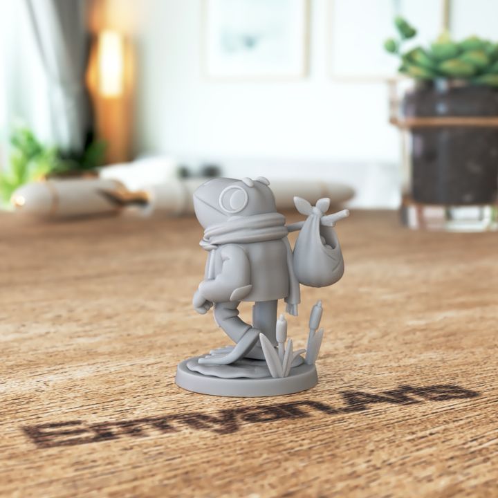 3D Printable Root Lilypad Diaspora Boardgame Figure by ErmyanArts