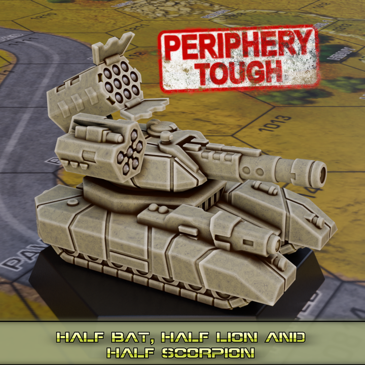 3D Printable Periphery Tough: Half bat, half lion and half scorpion! by ...