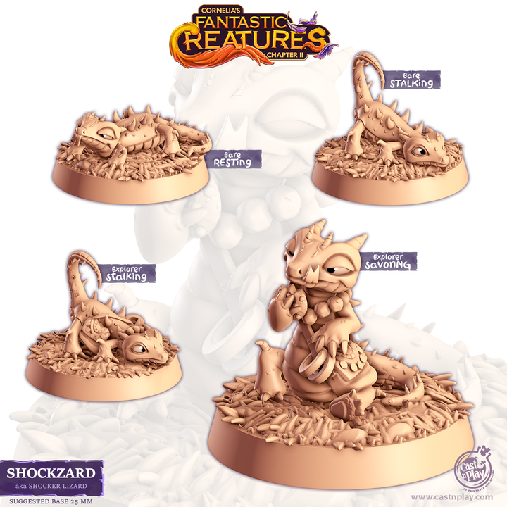 3D Printable Shockzard - Shocker Lizard (Pre-Supported) - Fantastic ...