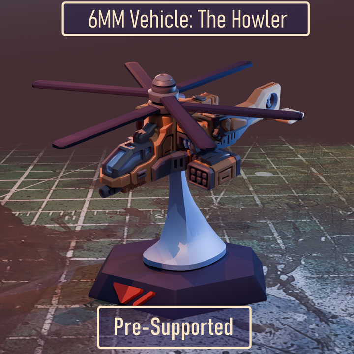 3D Printable 6MM Vehicle: The Howler by Mako Prints