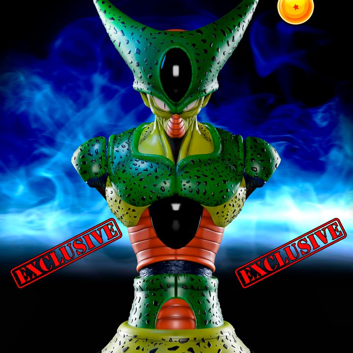 3D Printable CELL BUST by Lucas Perez