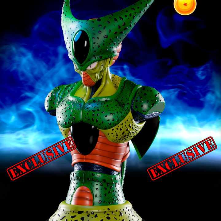 3D Printable CELL BUST by Lucas Perez