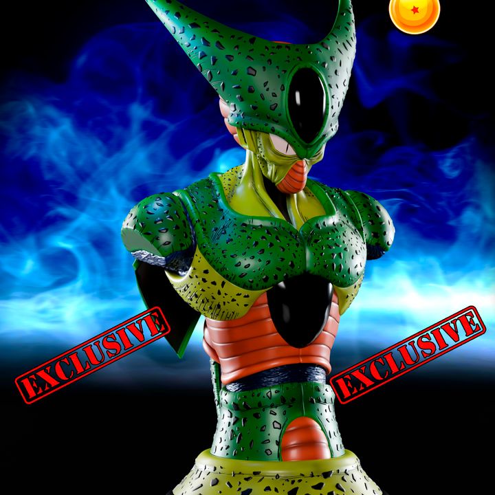 3D Printable CELL BUST by Lucas Perez