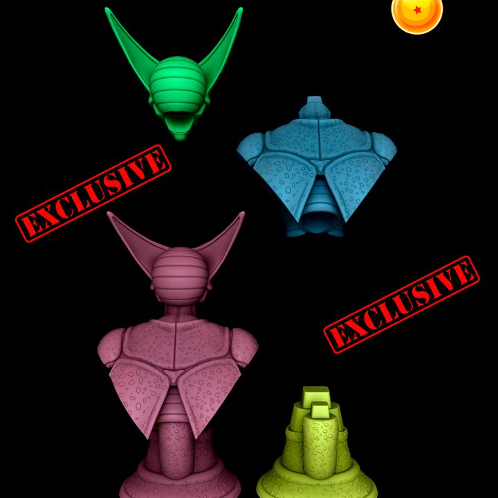 3D Printable CELL BUST by Lucas Perez