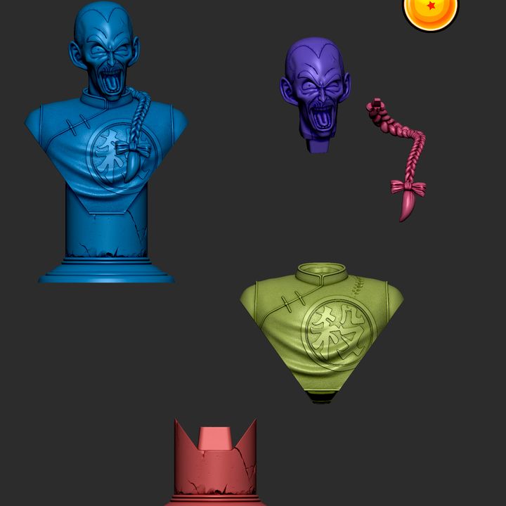 3D Printable TAO PAI PAI BUST by Lucas Perez