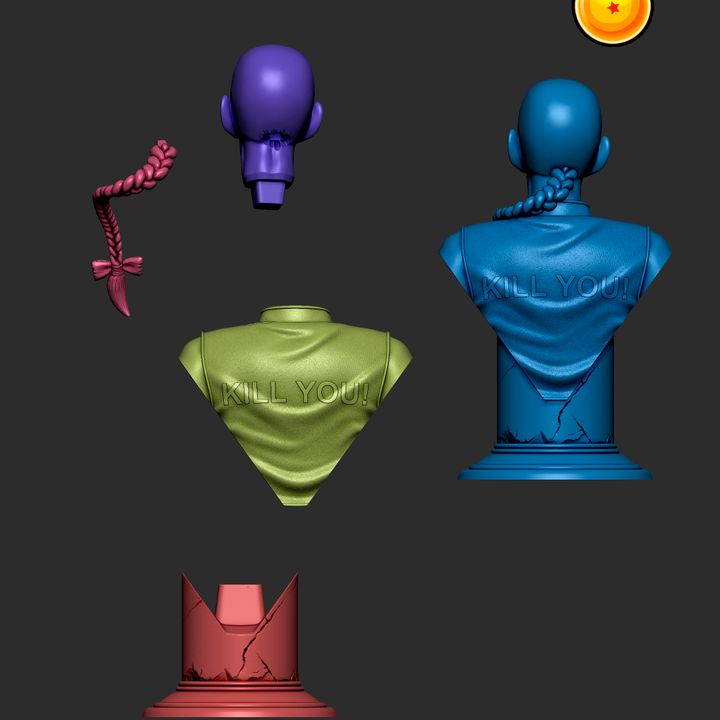 3D Printable TAO PAI PAI BUST by Lucas Perez