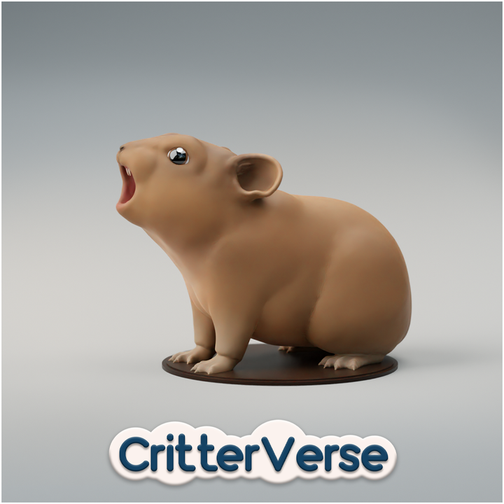3D Printable Nibbles the Pika by CritterVerse