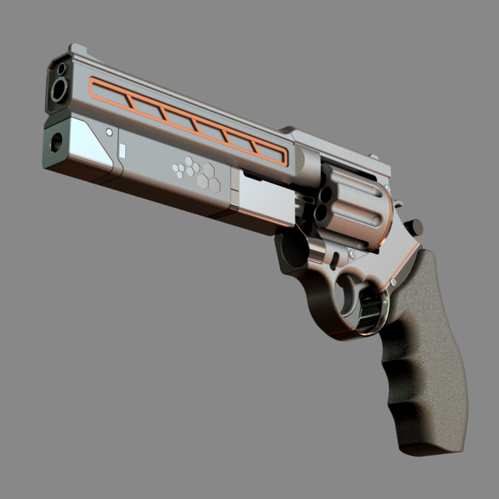 3D Printable KAHN-.357 revolver | Payday 2 by MILITECH