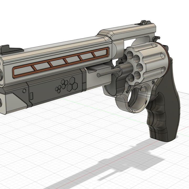 3D Printable KAHN-.357 revolver | Payday 2 by MILITECH