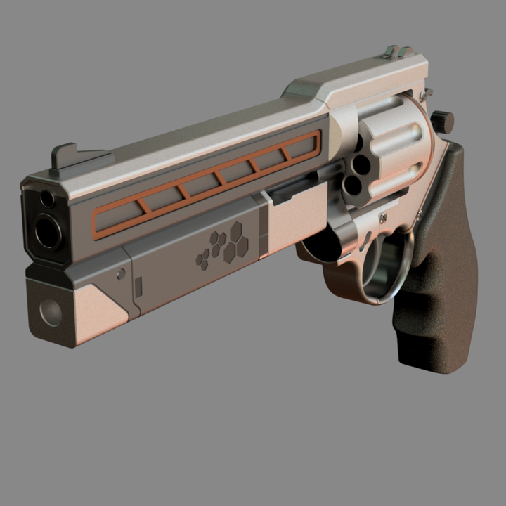 3D Printable KAHN-.357 revolver | Payday 2 by MILITECH