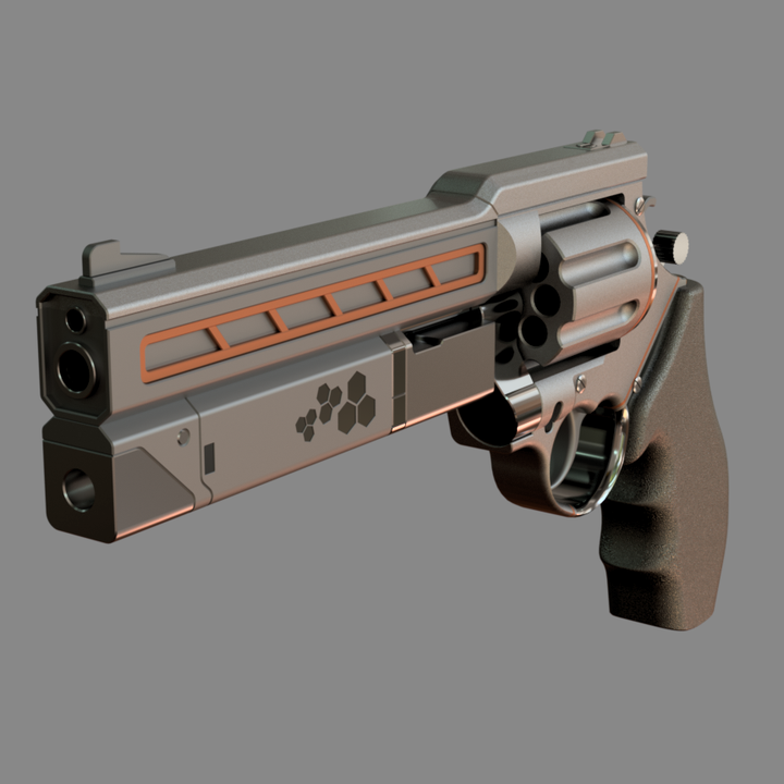 3D Printable KAHN-.357 revolver | Payday 2 by MILITECH