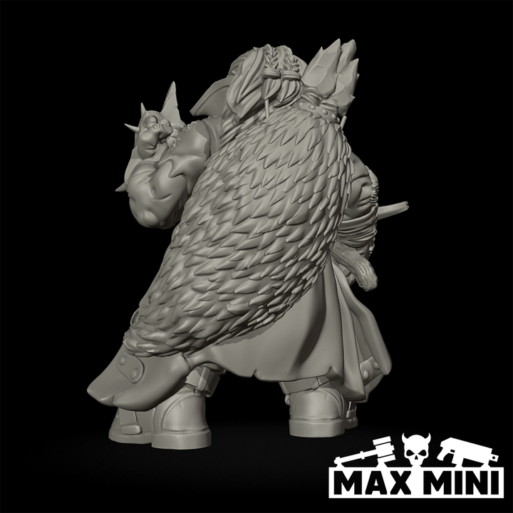 3D Printable Ogre Crossbow Huntress by Max Mini