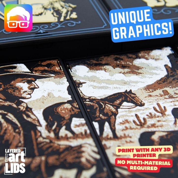 3D Printable GREAT WESTERN TRAIL (2ND ED.) BOARD GAME ORGANIZER BY ...