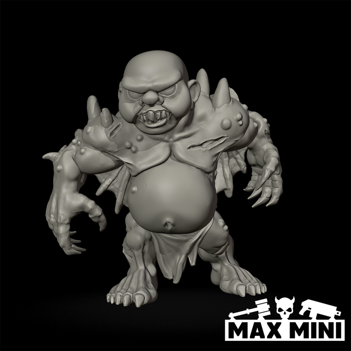 3D Printable Halfling Ghoul Lord by Max Mini