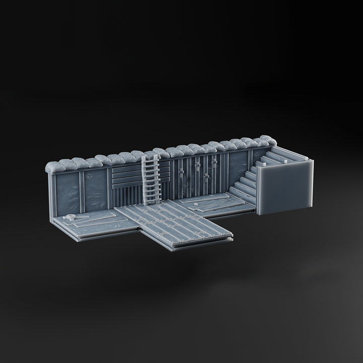 3D Printable Mud N Blood – Modular Trenches Core Set | 3D Printable ...