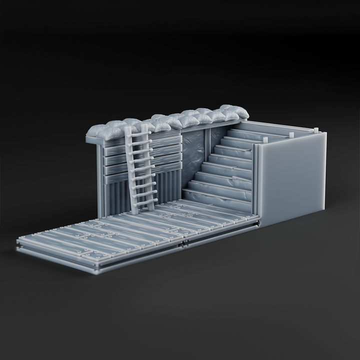 3D Printable Mud N Blood – Modular Trenches Core Set | 3D Printable ...