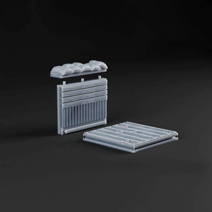 3D Printable Mud N Blood – Modular Trenches Core Set | 3D Printable ...