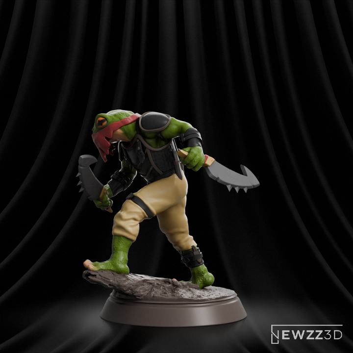 3D Printable Frog Rogue RPG by Newzz3D