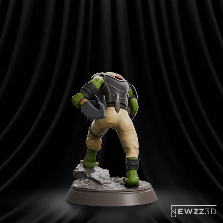 3D Printable Frog Rogue RPG by Newzz3D