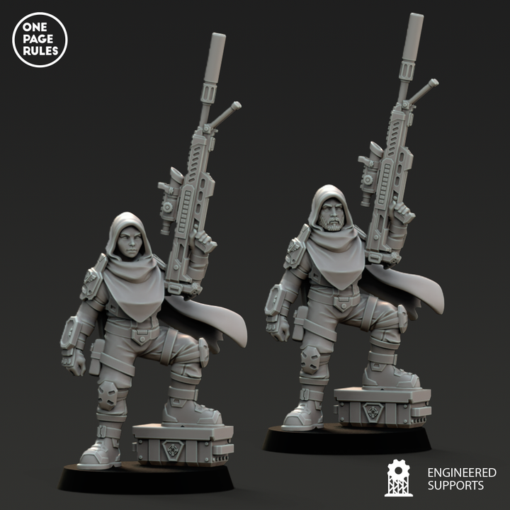 3D Printable Human Defense Force (HDF) - Army Bundle #2 by One Page Rules