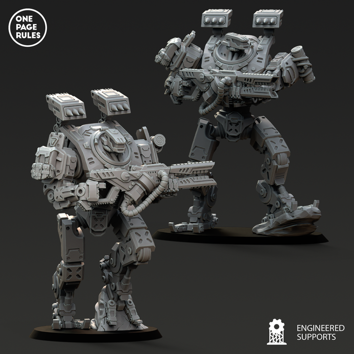 3D Printable Human Defense Force (HDF) - Army Bundle #3 by One Page Rules