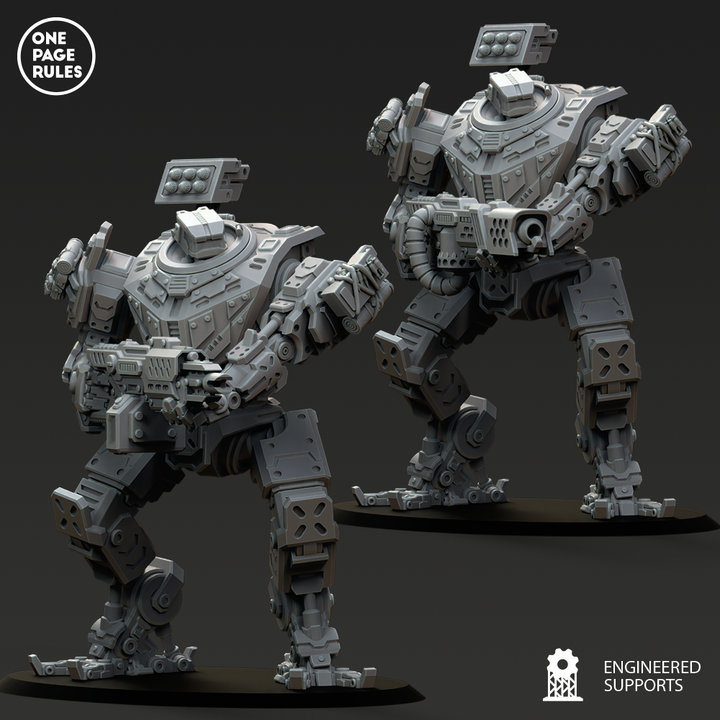3D Printable Human Defense Force (HDF) - Army Bundle #3 by One Page Rules